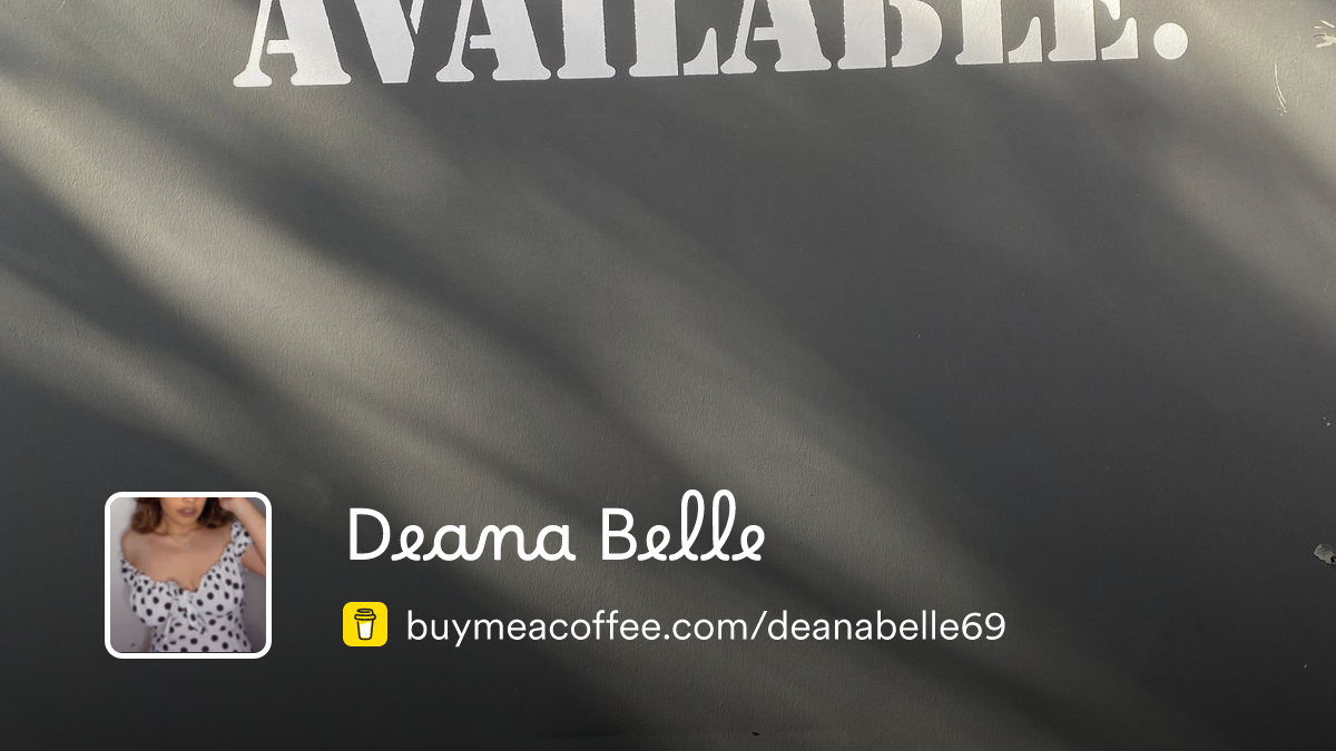 Deana Belle is a content creator - Buymeacoffee
