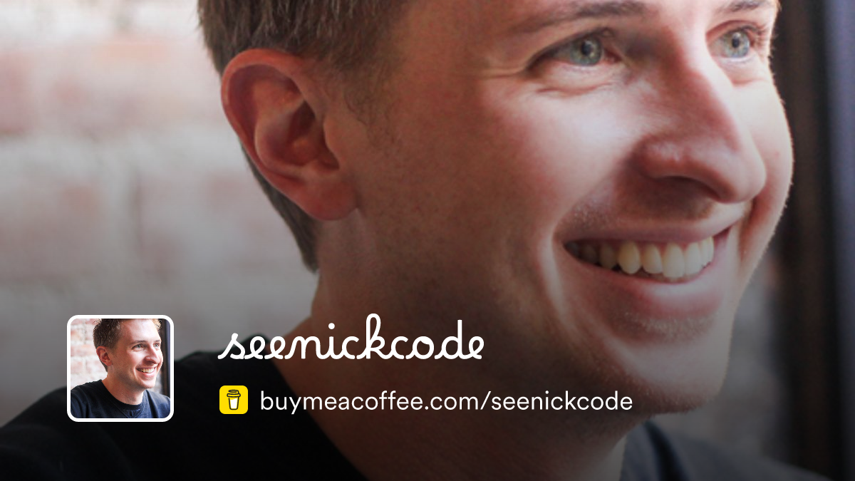 seenickcode is developing programming courses at https://fluttercrashcourse.com - Buymeacoffee