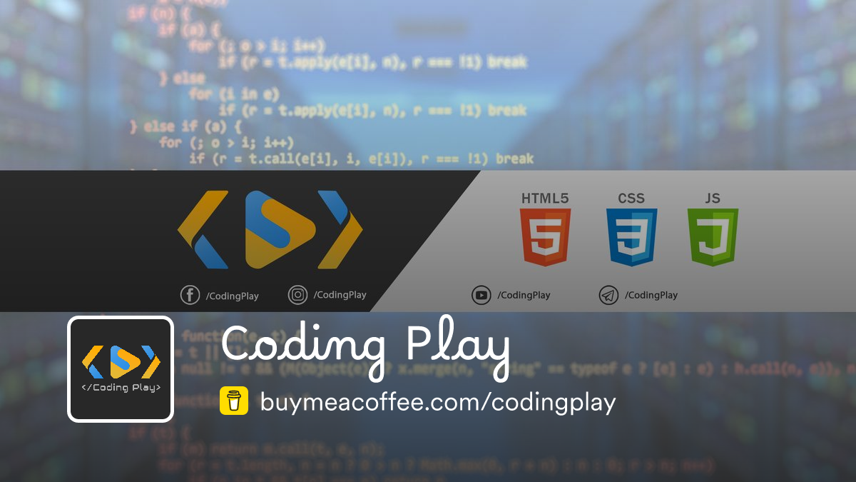 Coding Play - Buymeacoffee