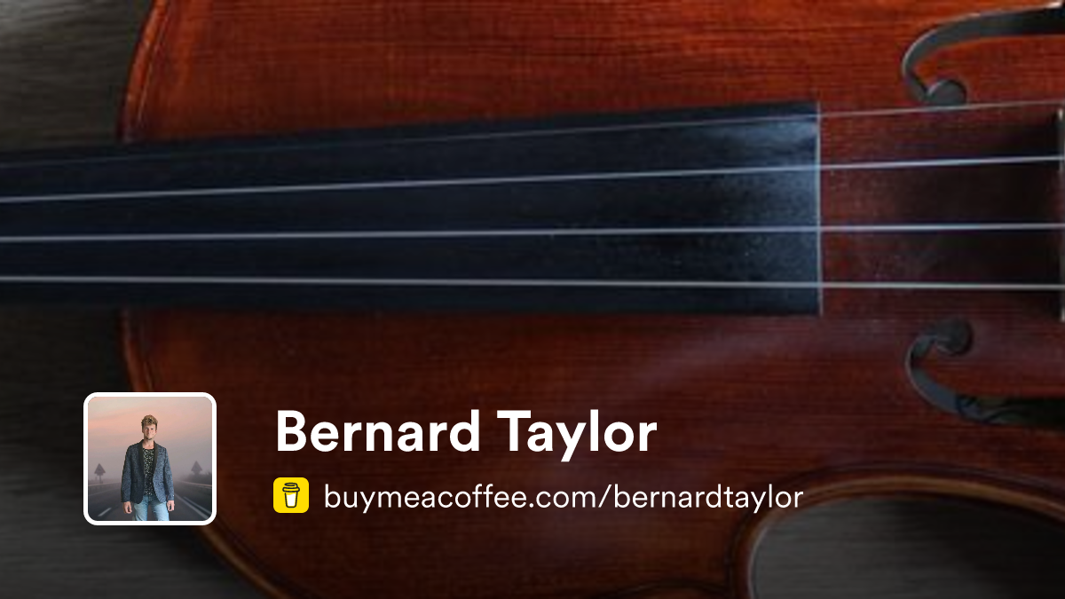 Bernard Taylor is Buying New Equipment - Buymeacoffee