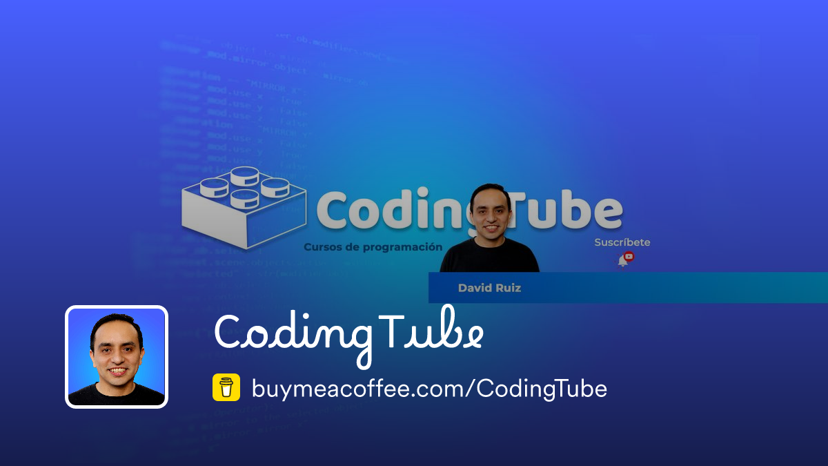 CodingTube is Tutoriales de desarrollo web en YouTube - Buymeacoffee