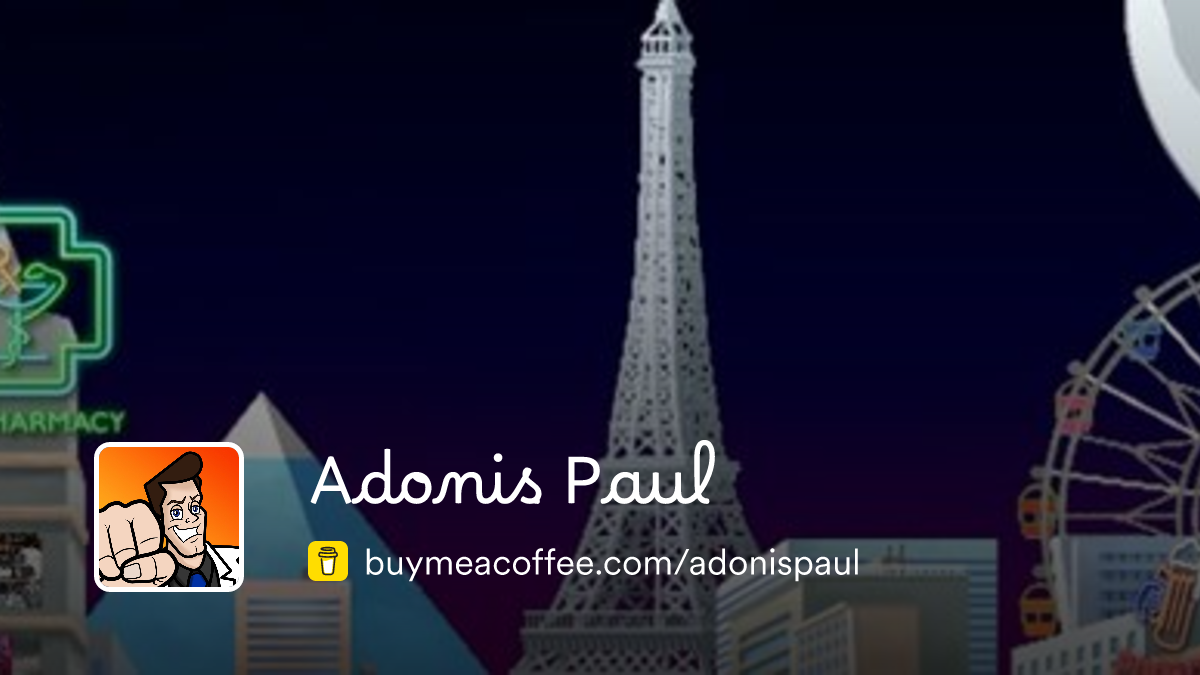 Adonis Paul is Late Night Host - Buymeacoffee