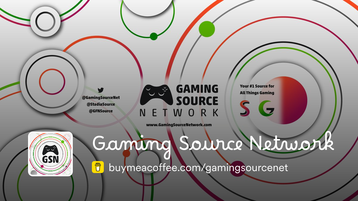 Gaming Source Network is Your Source for Gaming News - Buymeacoffee