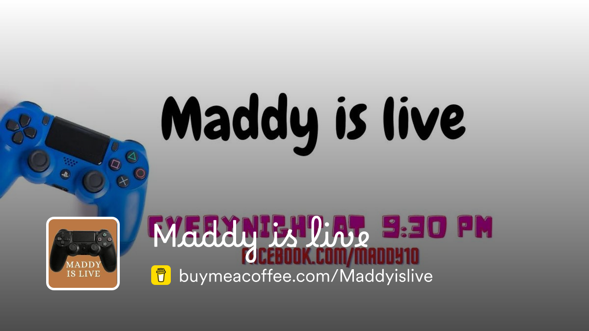 Maddy is live is Intention Morphic - Buymeacoffee