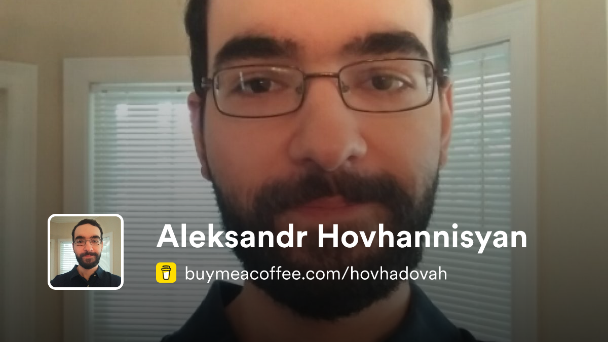Aleksandr Hovhannisyan is Writing articles and creating open-source ...