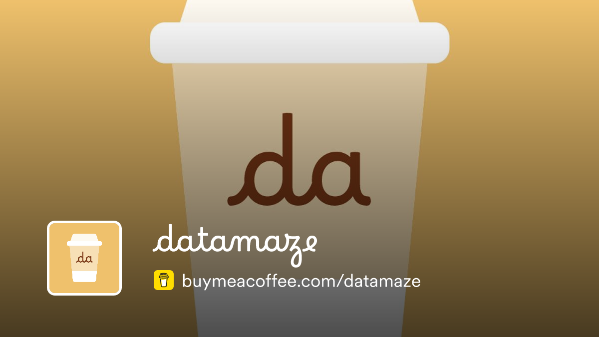 datamaze is creating interactive learning tools - Buymeacoffee