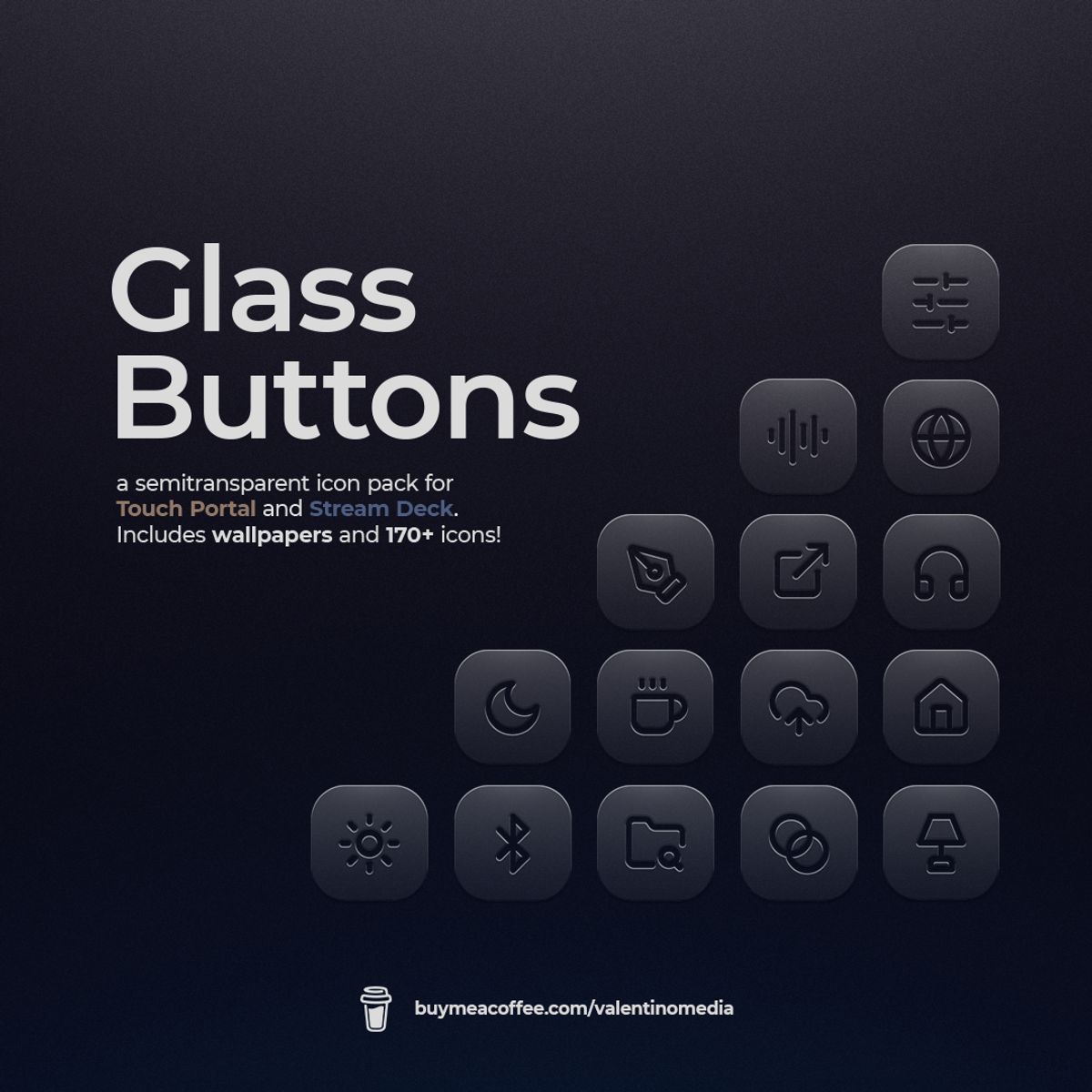 Glass Buttons pack v1.0 has been released! — Valentino - Buymeacoffee