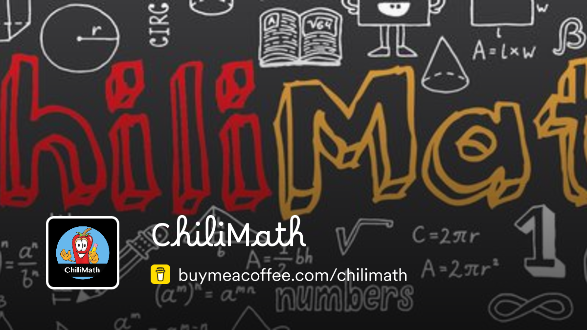 ChiliMath is creating FREE math lessons and quizzes - Buymeacoffee