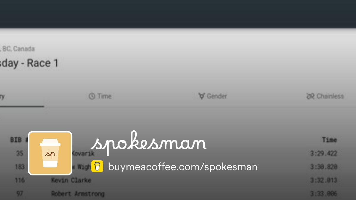 spokesman - Buymeacoffee