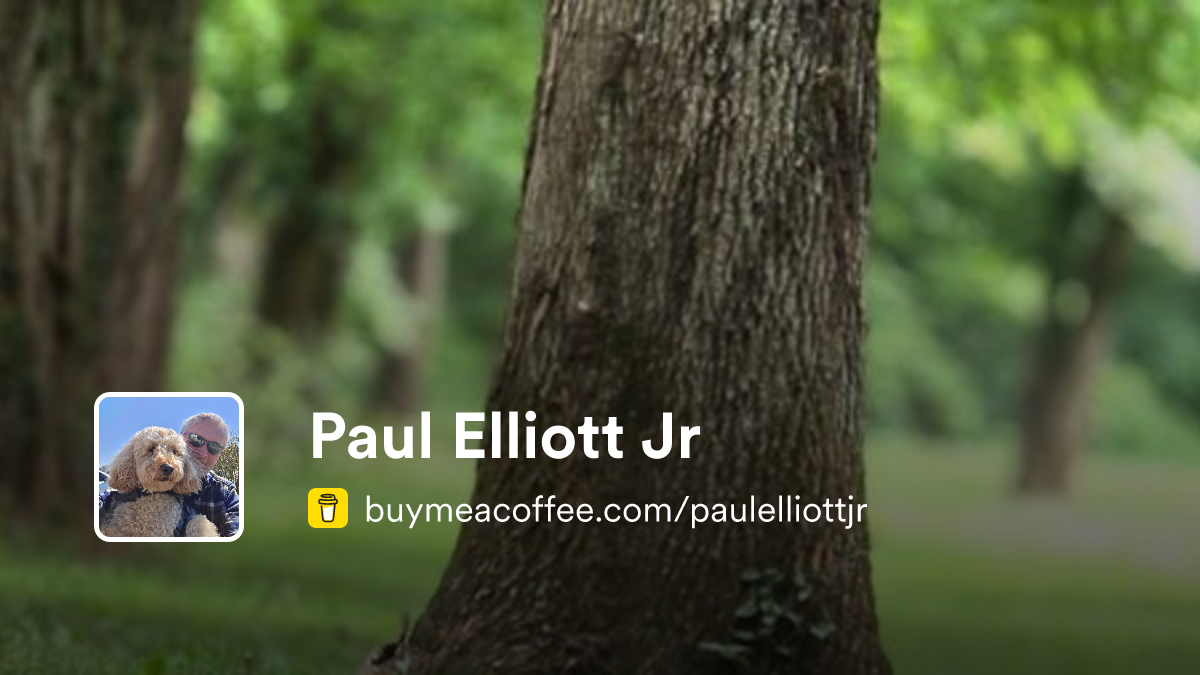 Paul Elliott Jr is Amateur Photographer - Buymeacoffee