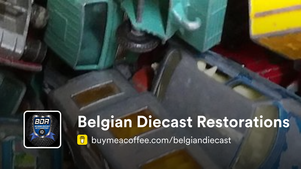 Belgian Diecast Restorations is restoring diecast models - Buymeacoffee