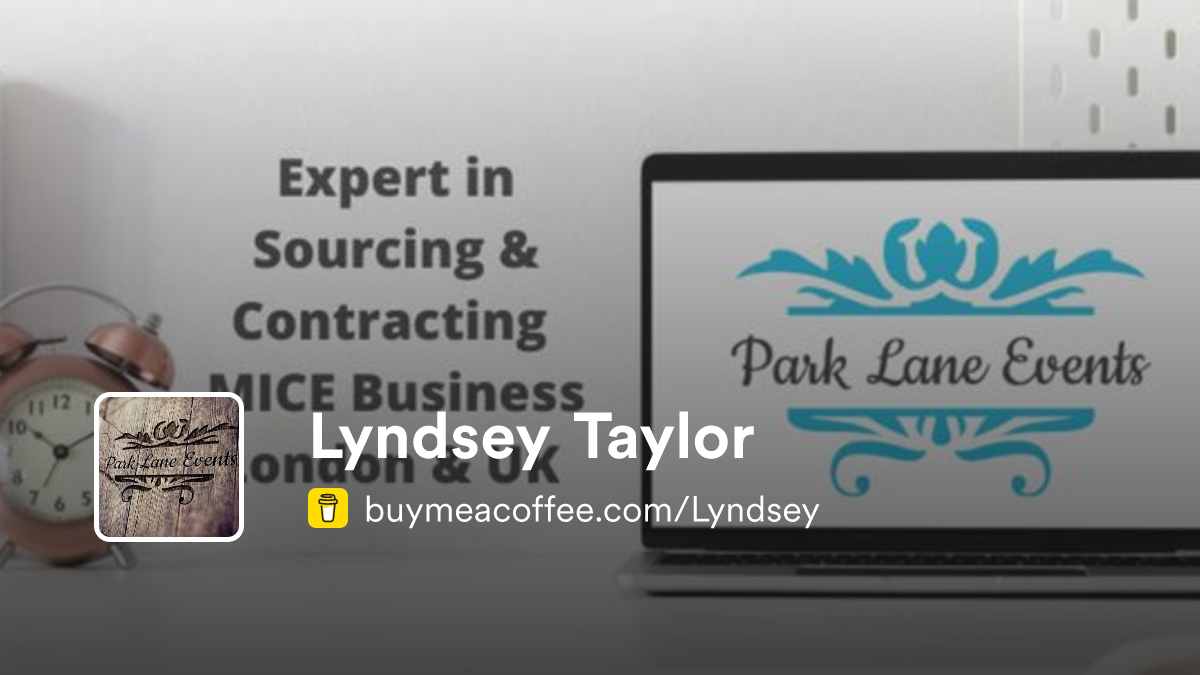 Lyndsey Taylor is Conference and Events Industry Webinar - Buymeacoffee