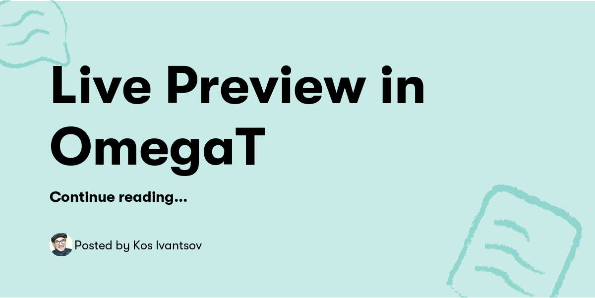 Merge/Split Segments in OmegaT — Kos Ivantsov - Buymeacoffee