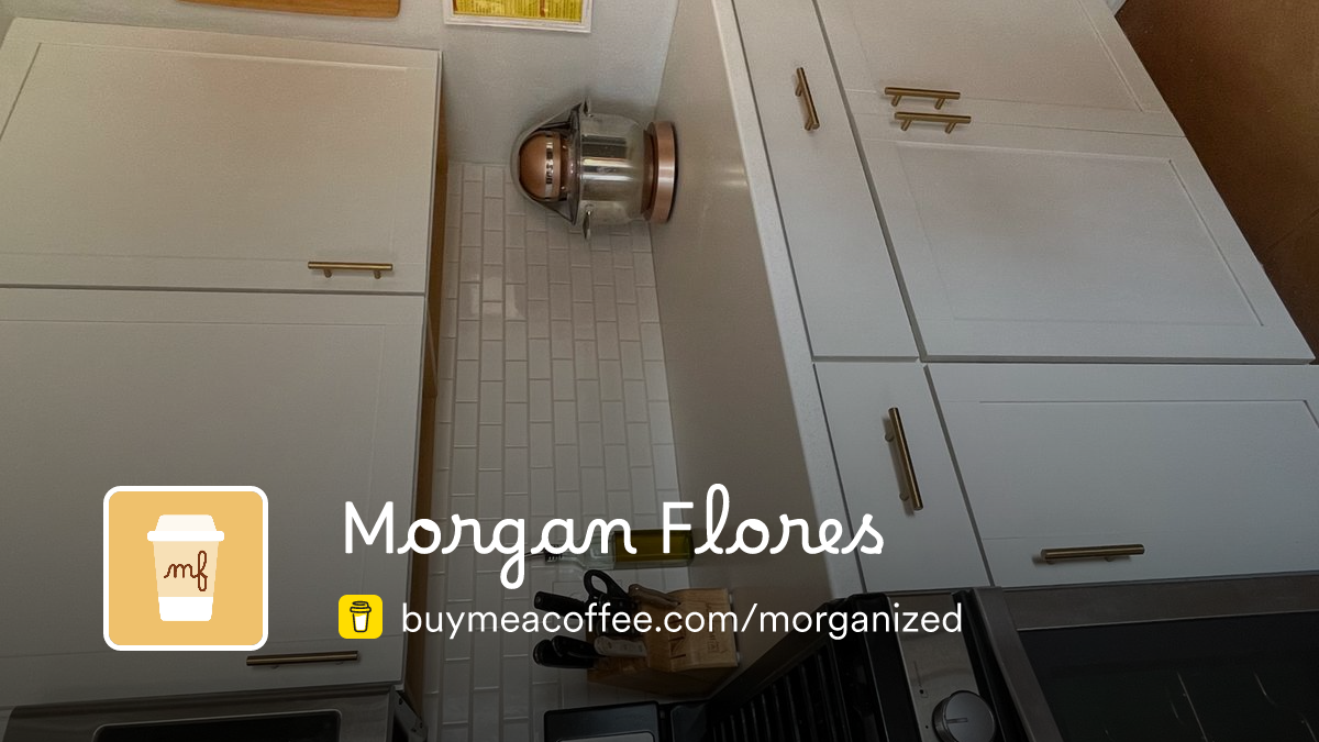 Morgan Flores is Cleaning, organizing and showing minimalism - Buymeacoffee