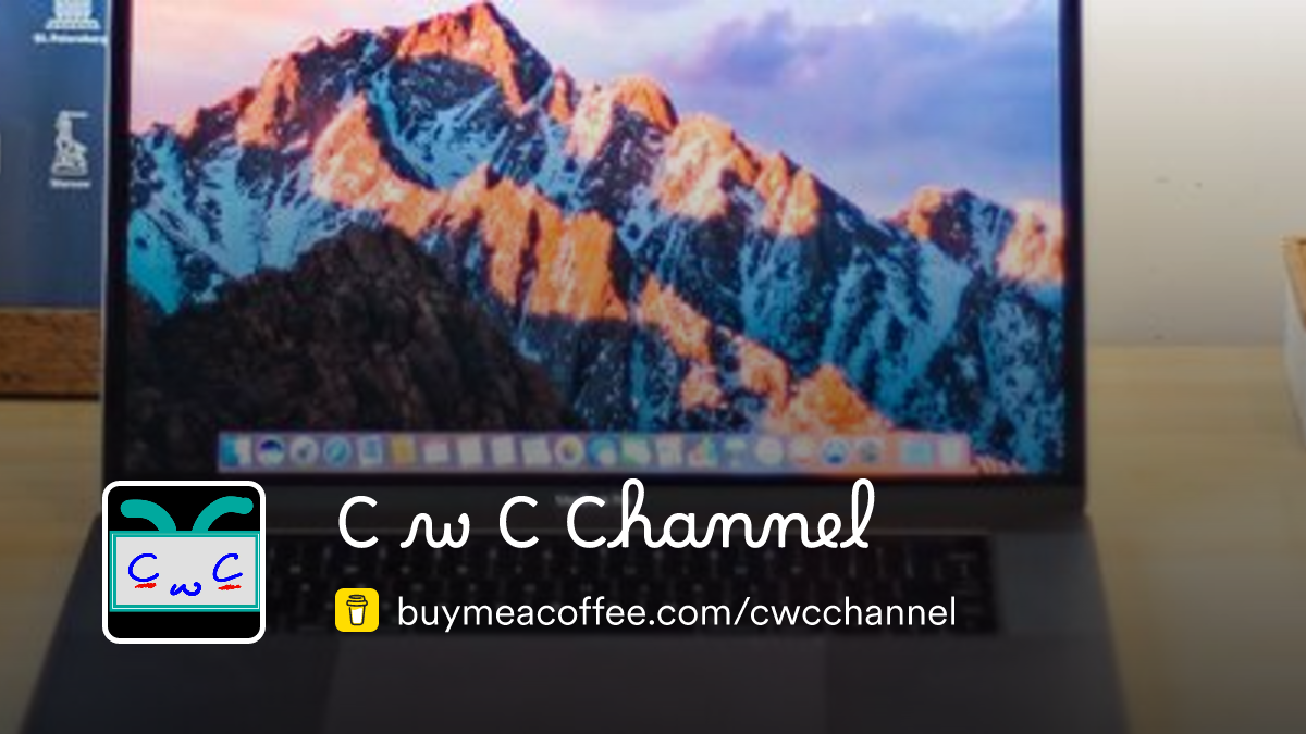 C w C Channel is iPhone Tricks and Web Design - Buymeacoffee