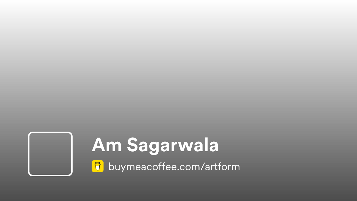 Am Sagarwala - Buymeacoffee