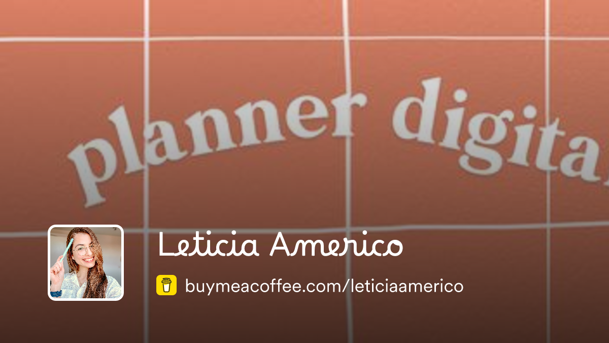 Leticia Americo is creating notion templates and digital planners ...