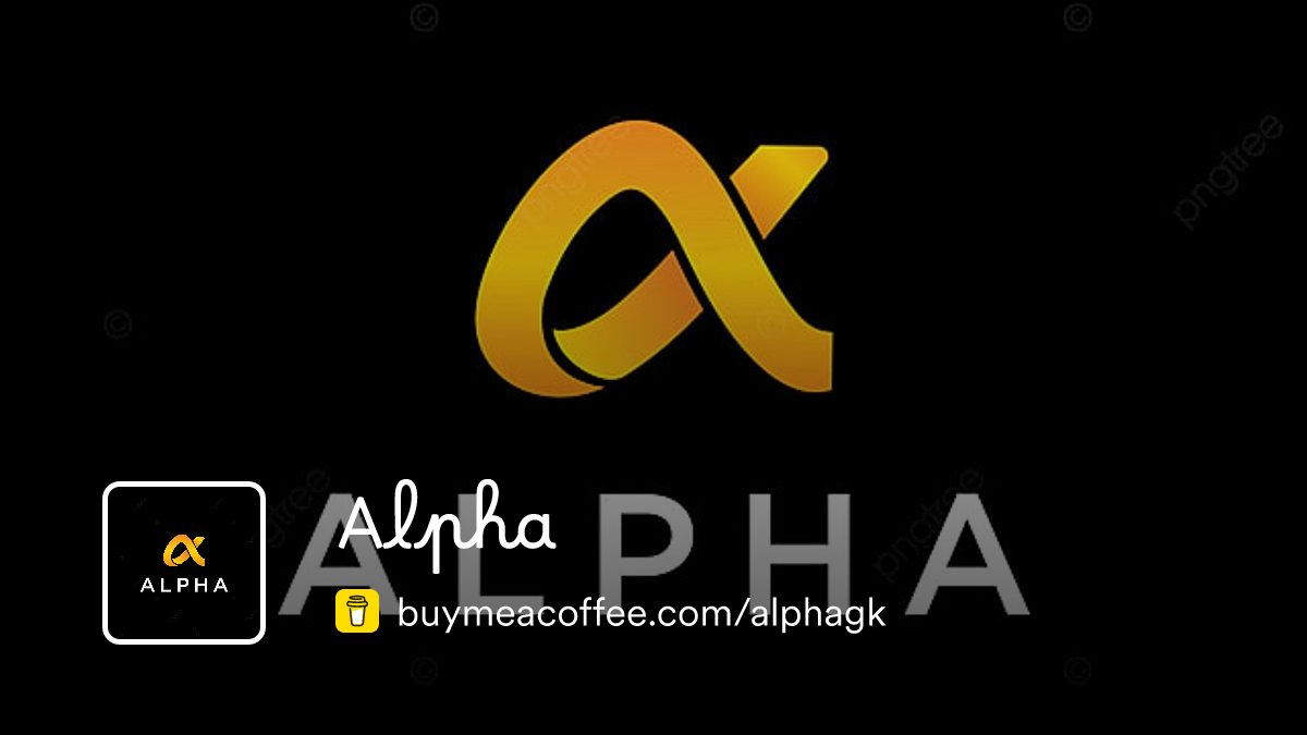Alpha - Buymeacoffee