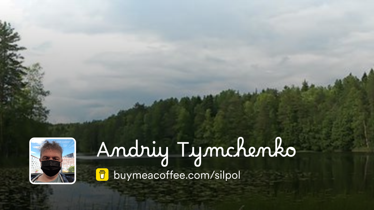 Andriy Tymchenko - Buymeacoffee
