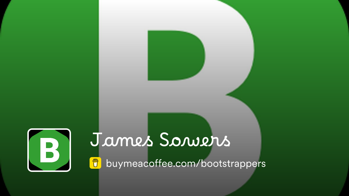 James Sowers - Buymeacoffee