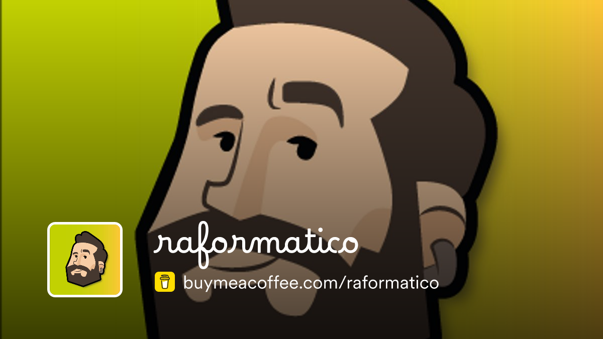 raformatico is Programación de videojuegos Godot, Ciberseguridad, Robótica y Diseño - Buymeacoffee