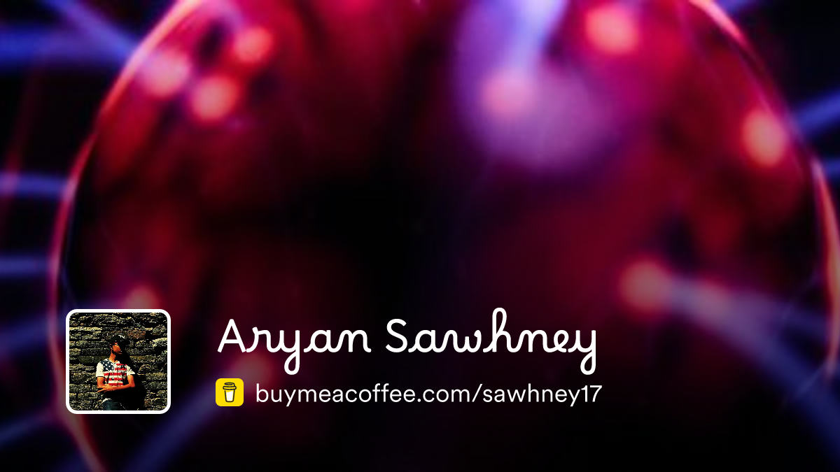 Aryan Sawhney is creating Logseq plugins and YouTube videos - Buymeacoffee