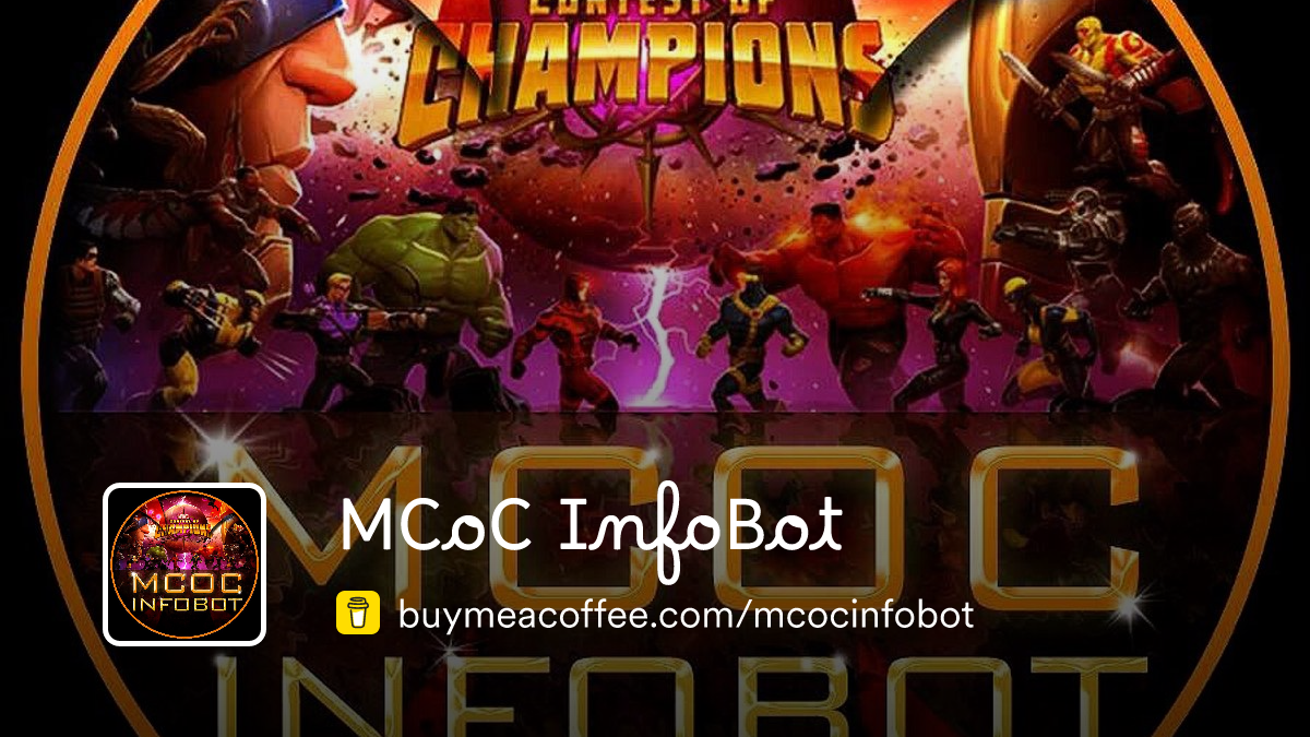 MCoC InfoBot - Buymeacoffee