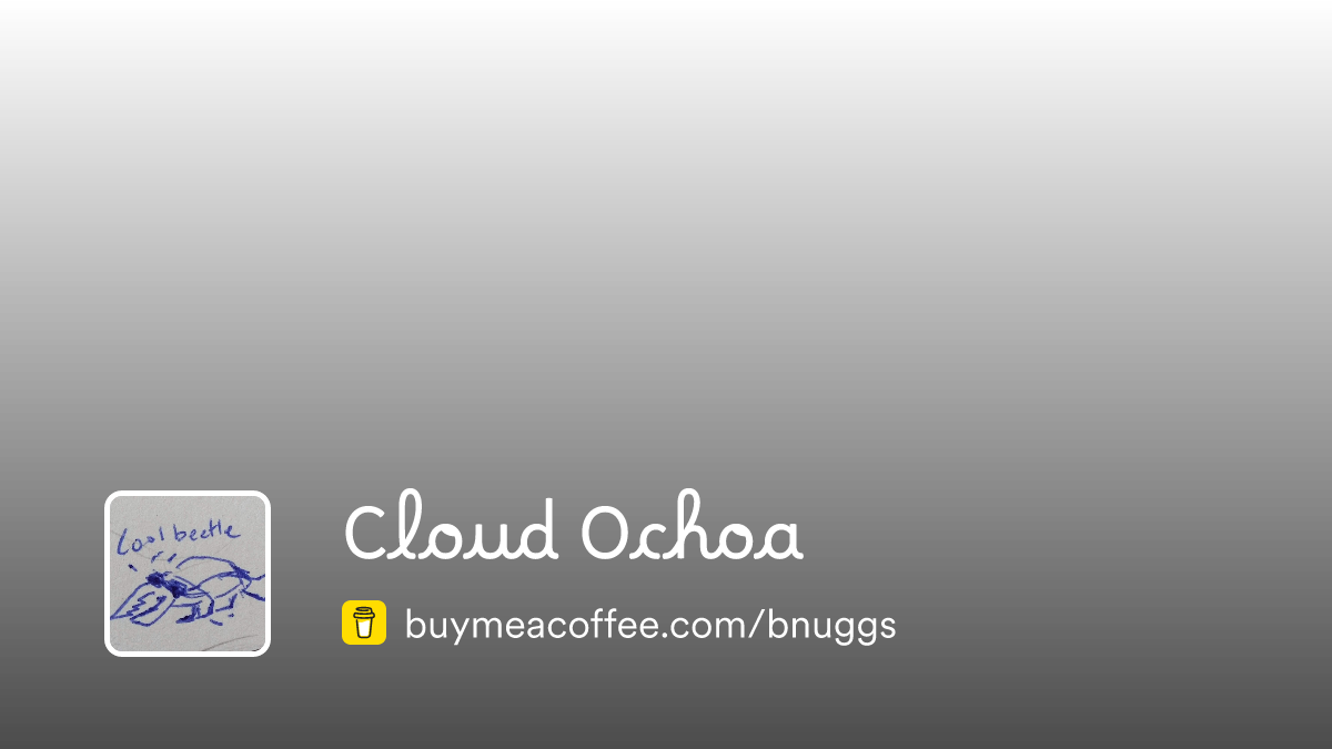 Cloud Ochoa is creating cute doodles 😽 - Buymeacoffee