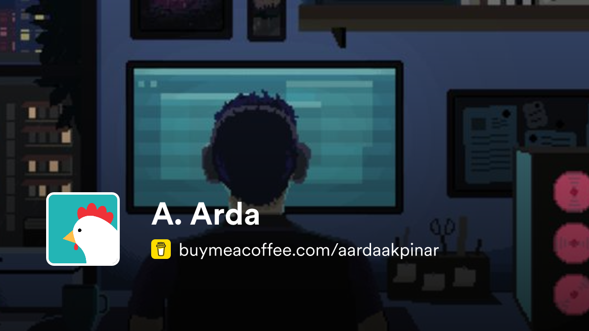 A. Arda is Frontend Developer - Buymeacoffee