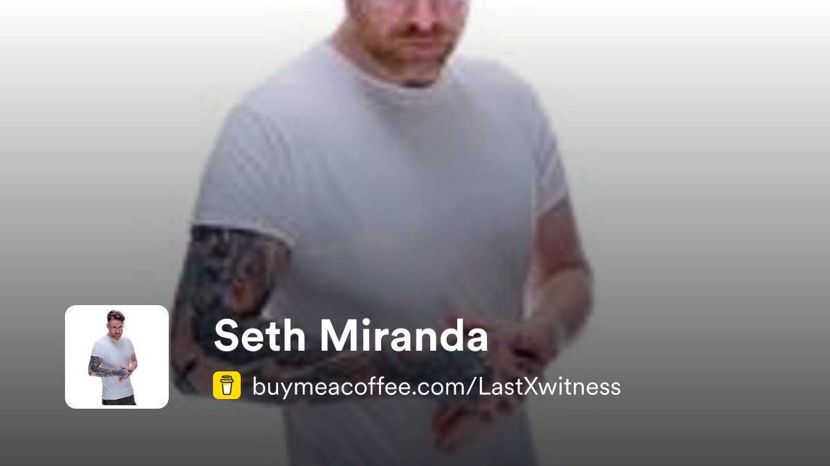 Seth Miranda - Buymeacoffee
