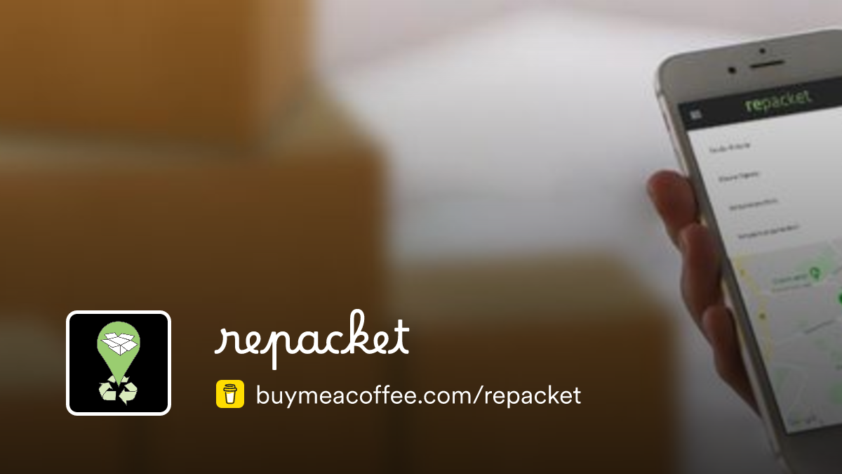 repacket is a sustainable app for reusing packing material - Buymeacoffee