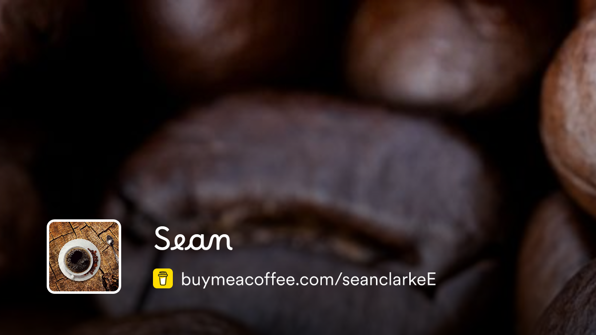 Sean is making tutorials and blogging. - Buymeacoffee