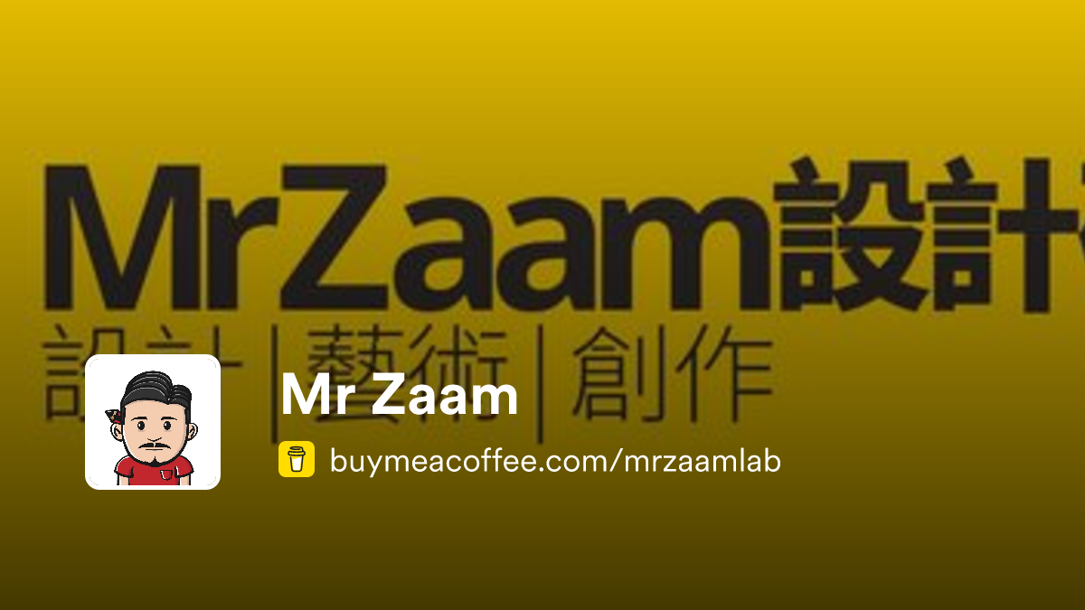 Mr Zaam is a Designer, Animator and Illustrator. - Buymeacoffee