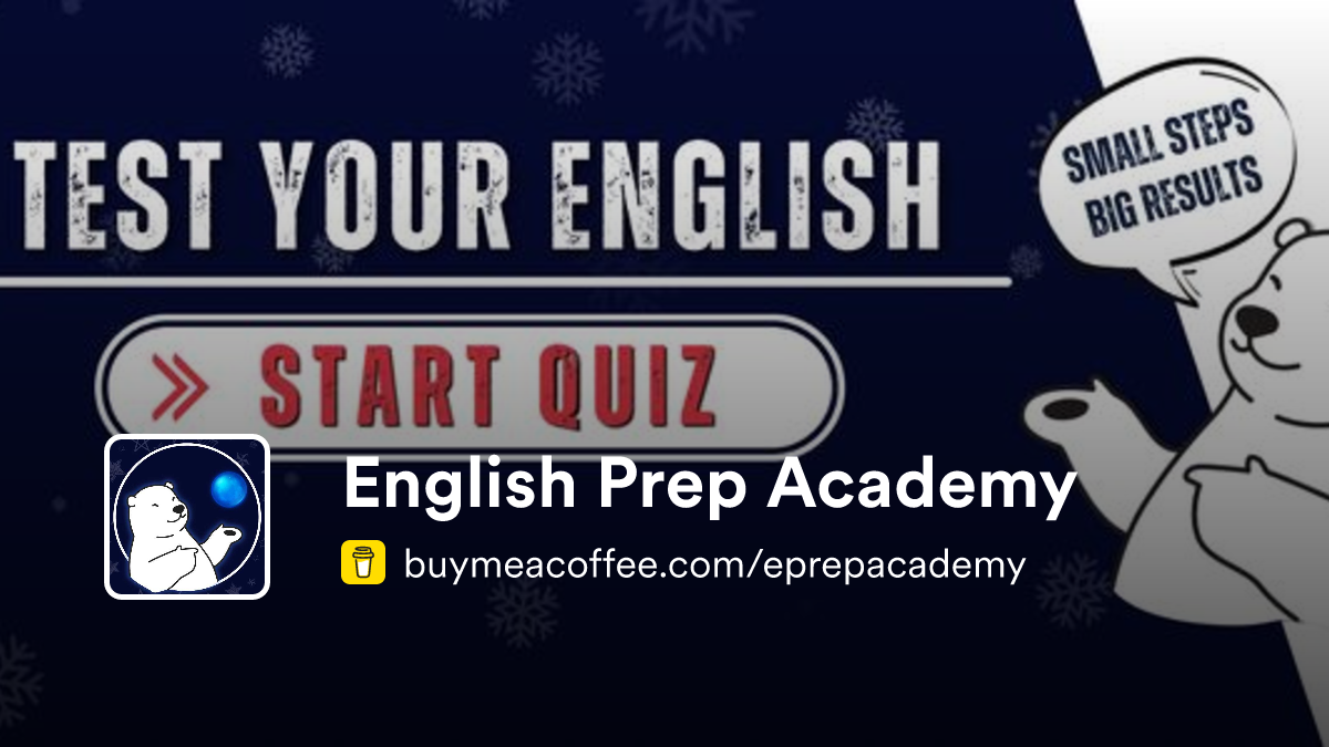 Extras | English Prep Academy - Buymeacoffee