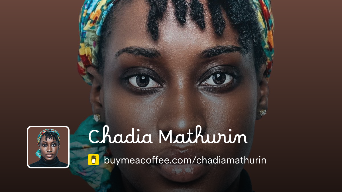 Chadia Mathurin - Buymeacoffee