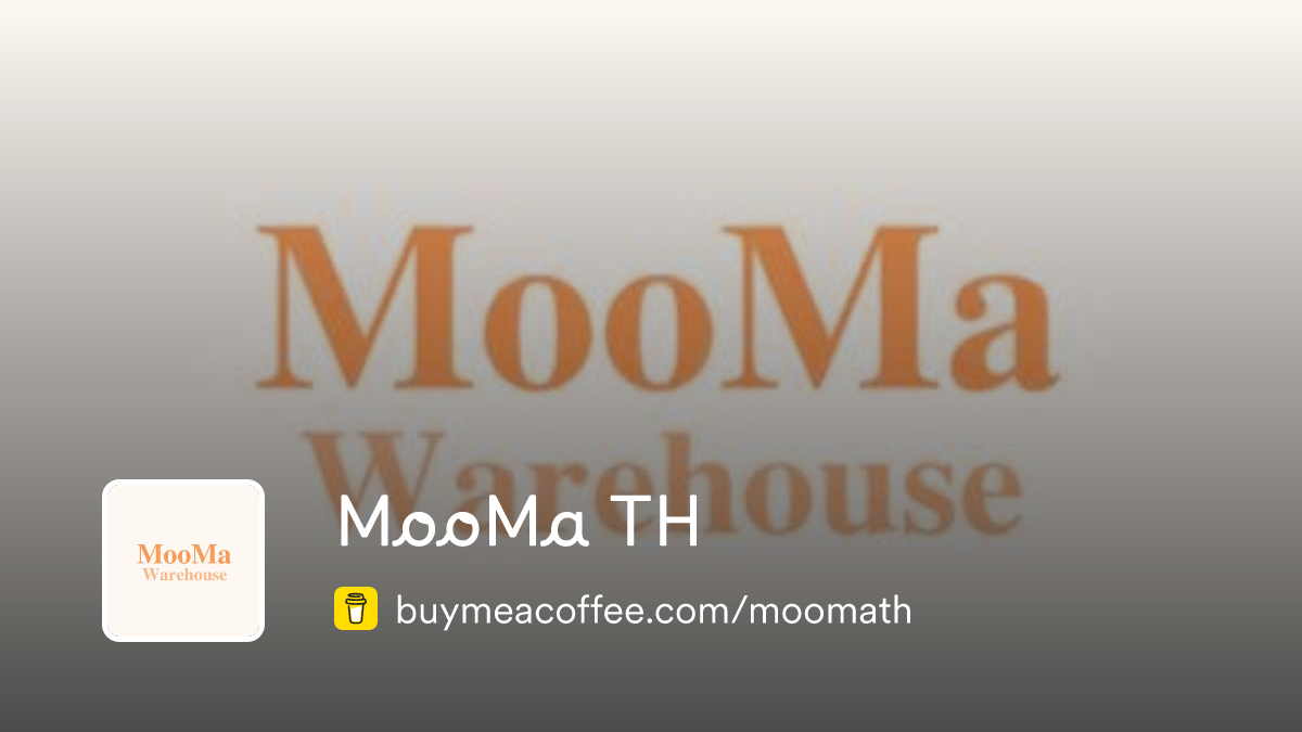 MooMa TH - Buymeacoffee