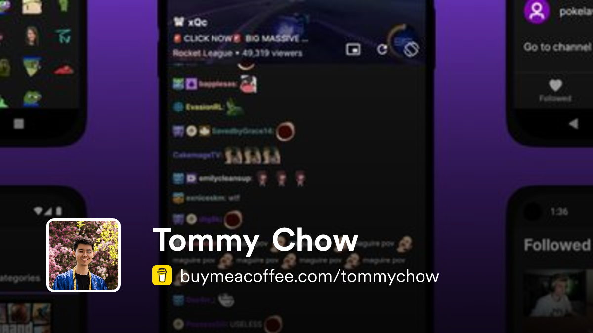 Tommy Chow is creating free & open-source software. - Buymeacoffee