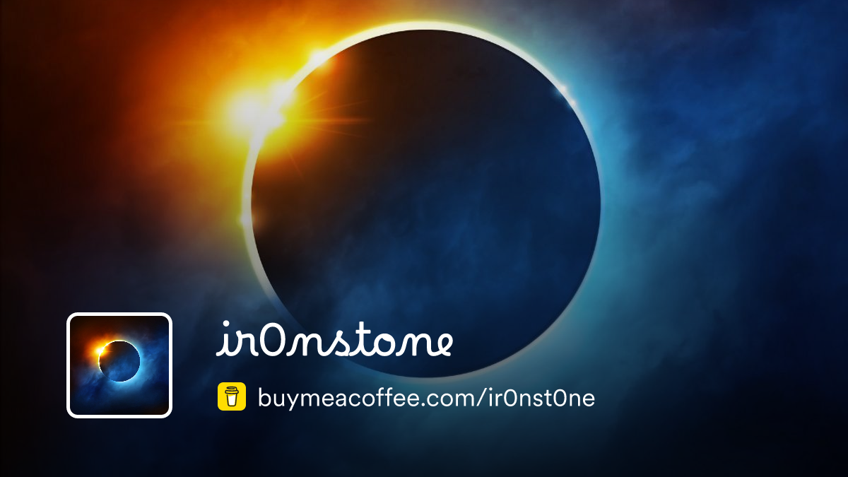 ir0nstone - Buymeacoffee