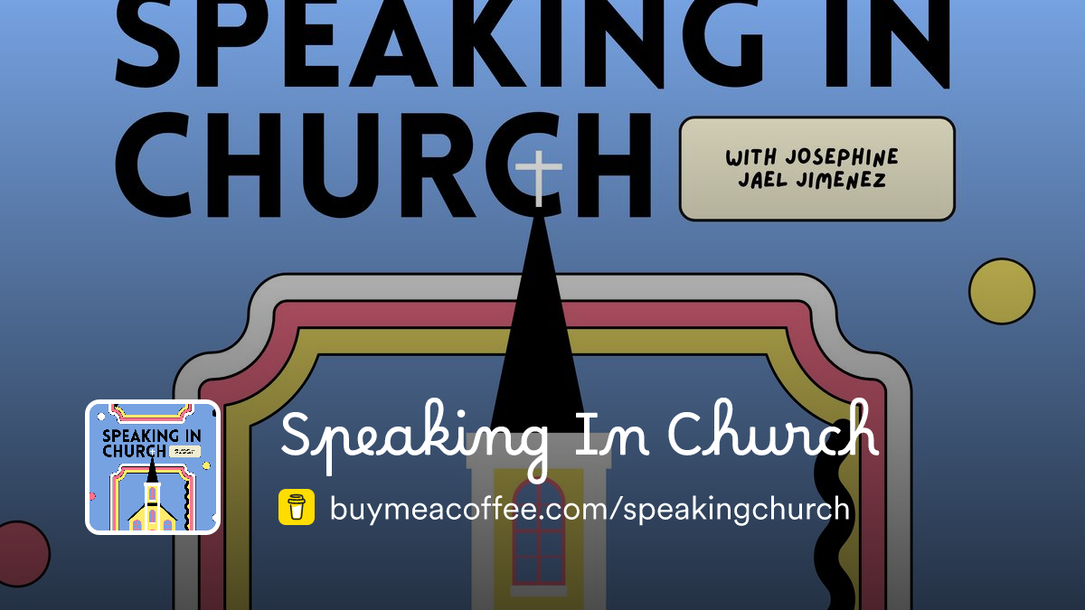 Speaking In Church - Buymeacoffee