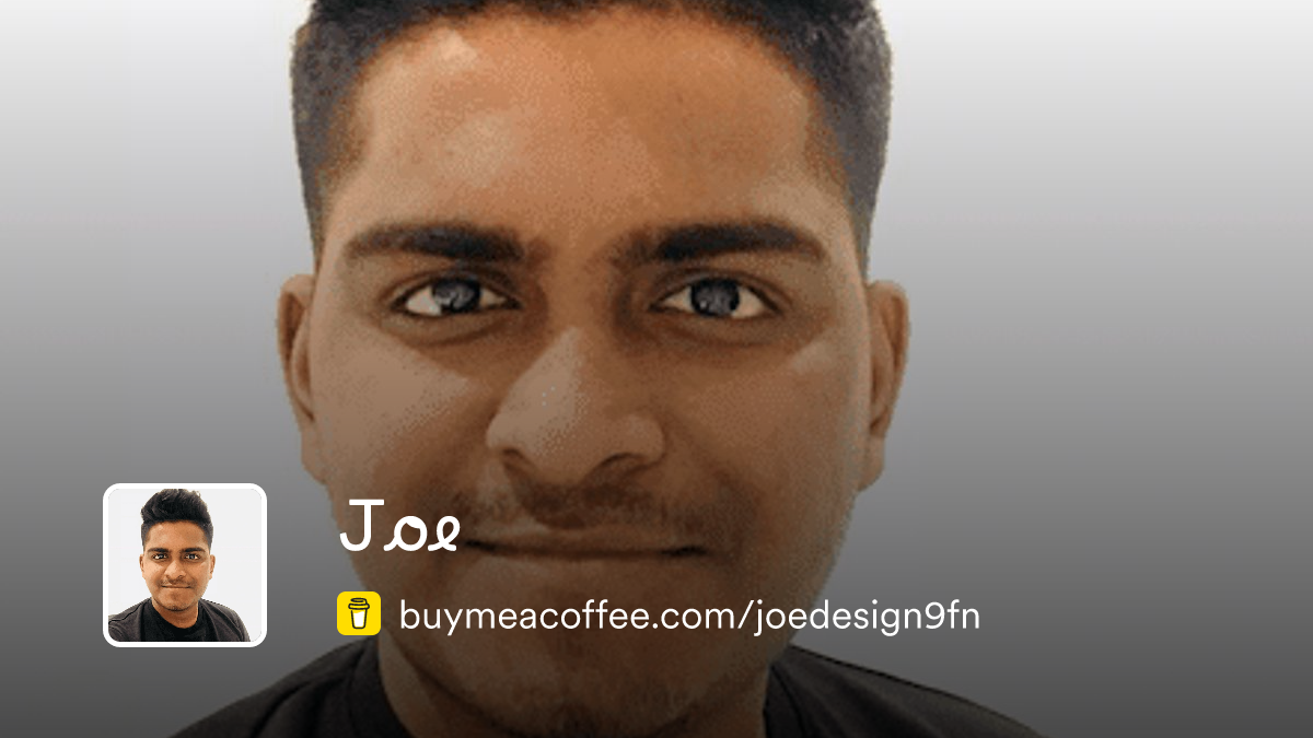 Joe - Buymeacoffee