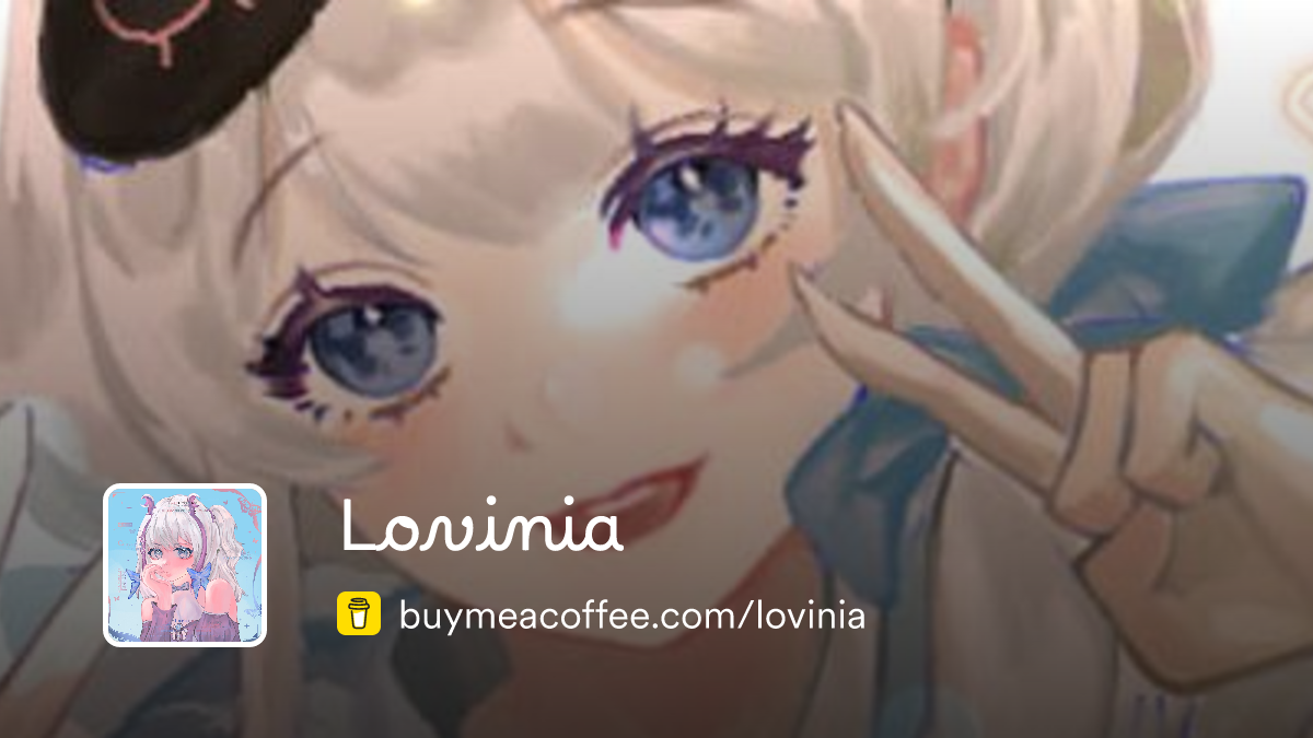 Lovinia is Adoptable - Buymeacoffee