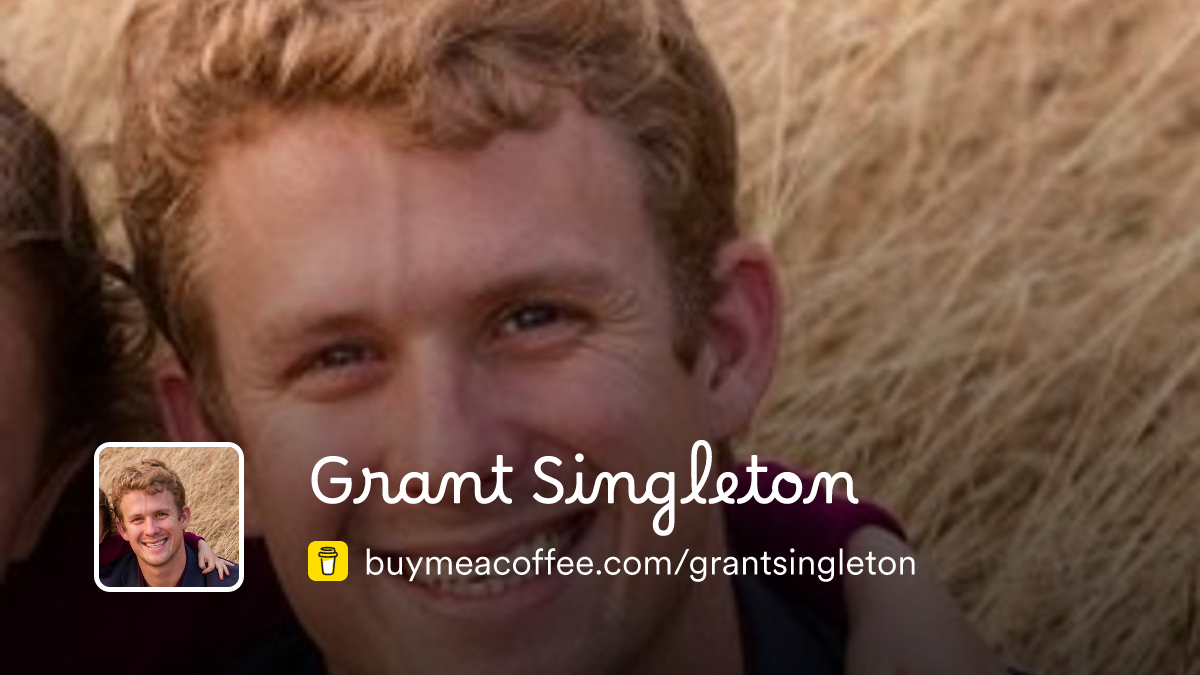 Grant Singleton - Buymeacoffee