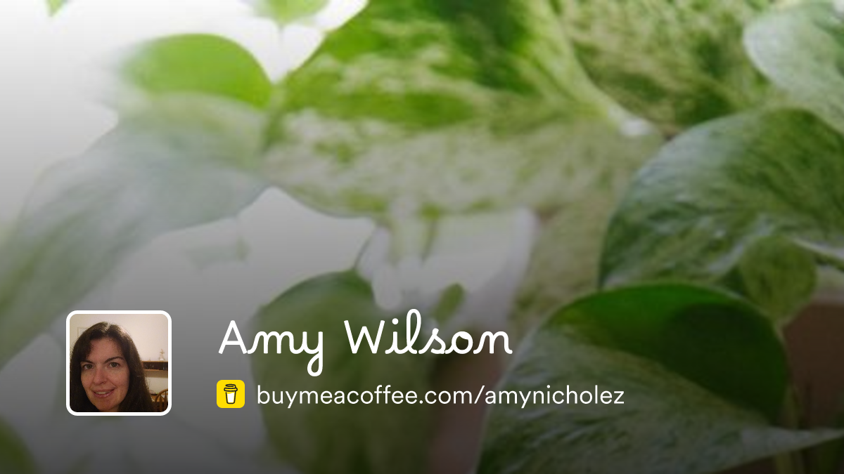 Amy Wilson - Buymeacoffee