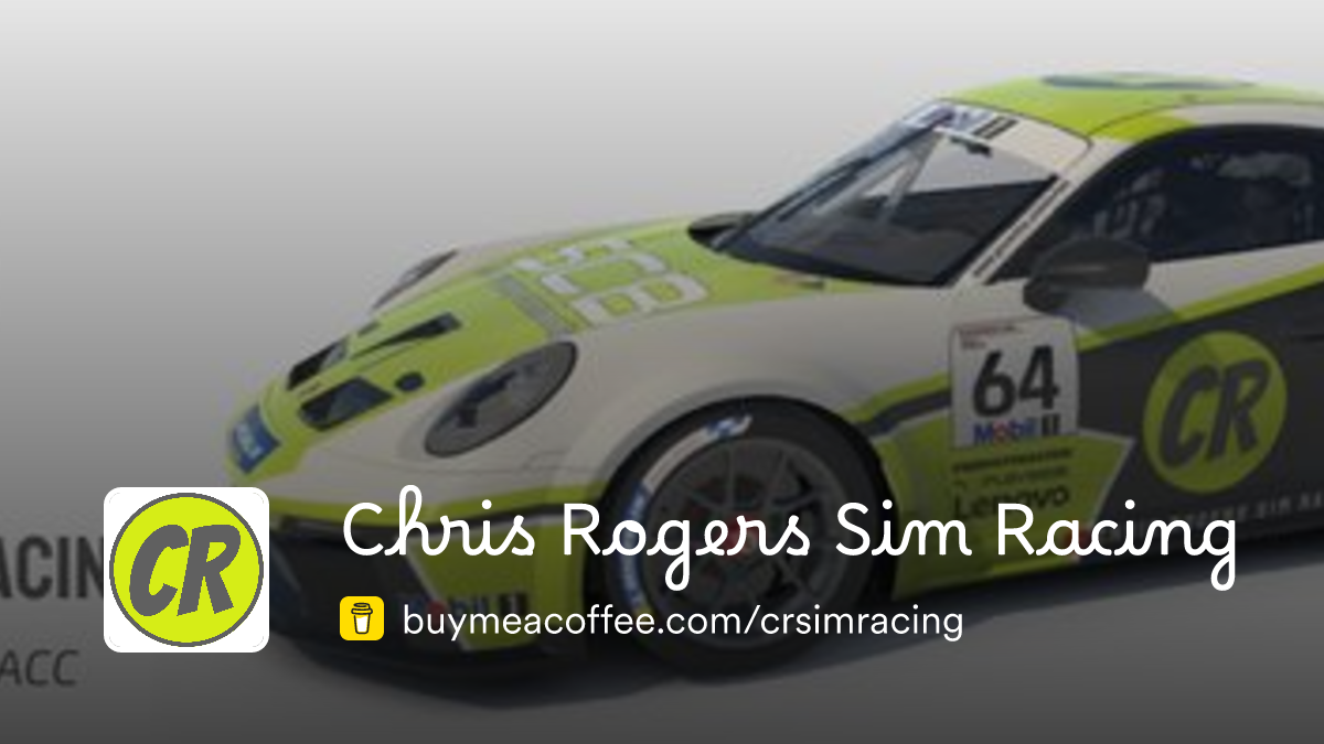 Chris Rogers Sim Racing - Buymeacoffee
