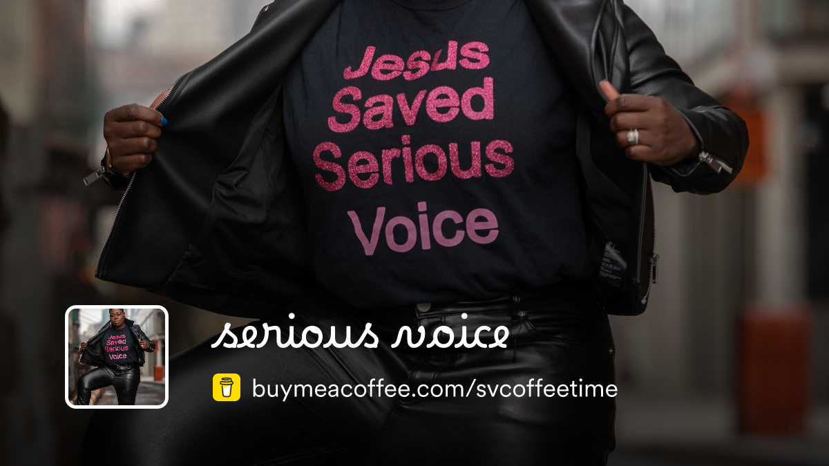 serious voice - Buymeacoffee