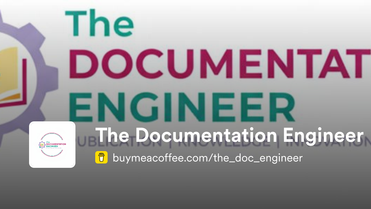 The Documentation Engineer - Buymeacoffee