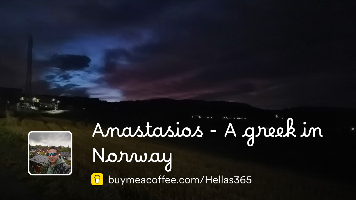 Anastasios - A greek in Norway - Buymeacoffee