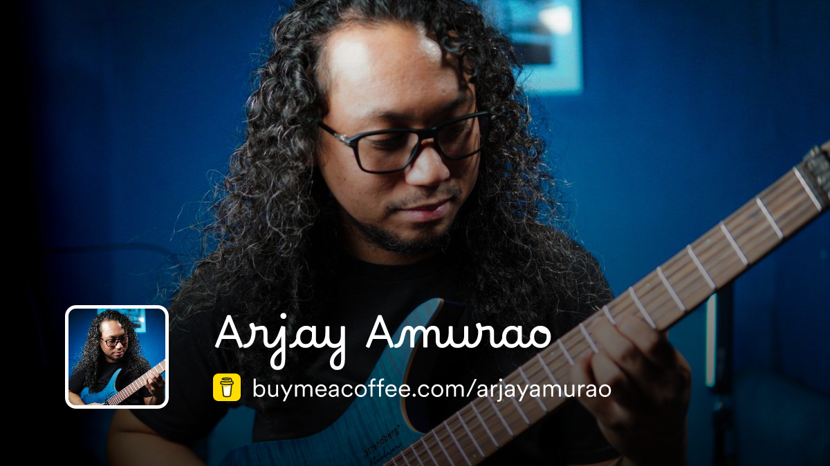 Arjay Amurao is creating guitar related content - Buymeacoffee