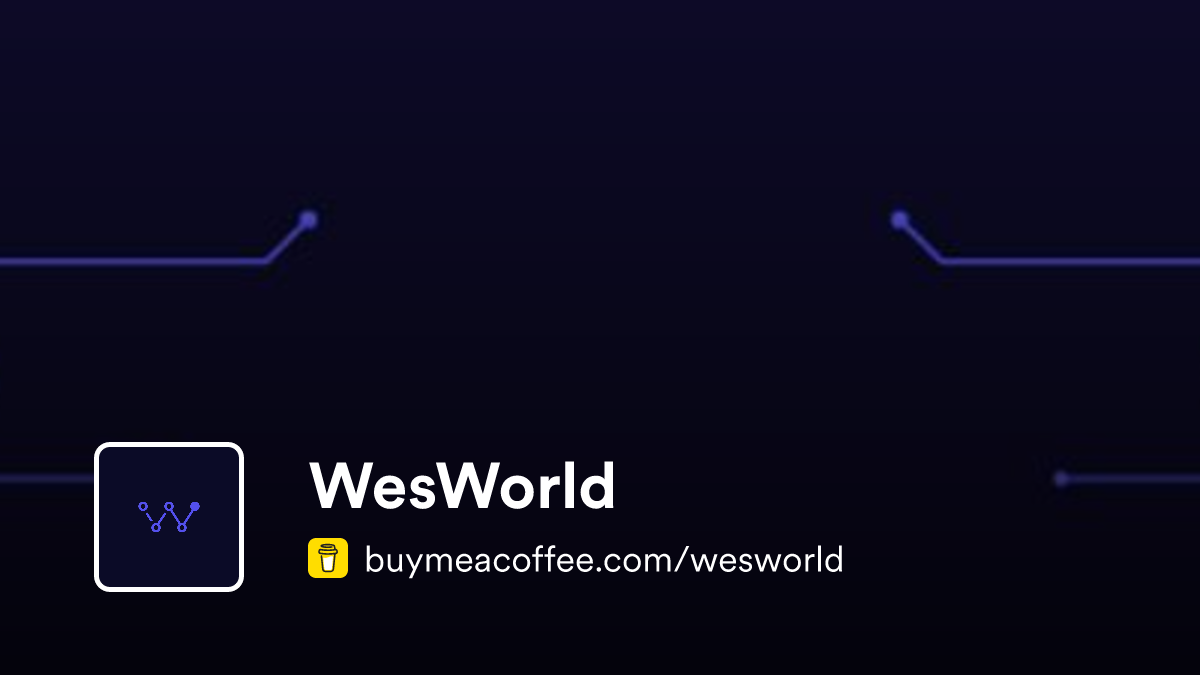 WesWorld - Buymeacoffee