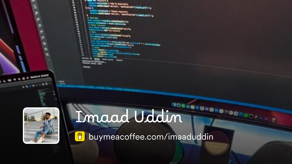 Imaad Uddin - Buymeacoffee